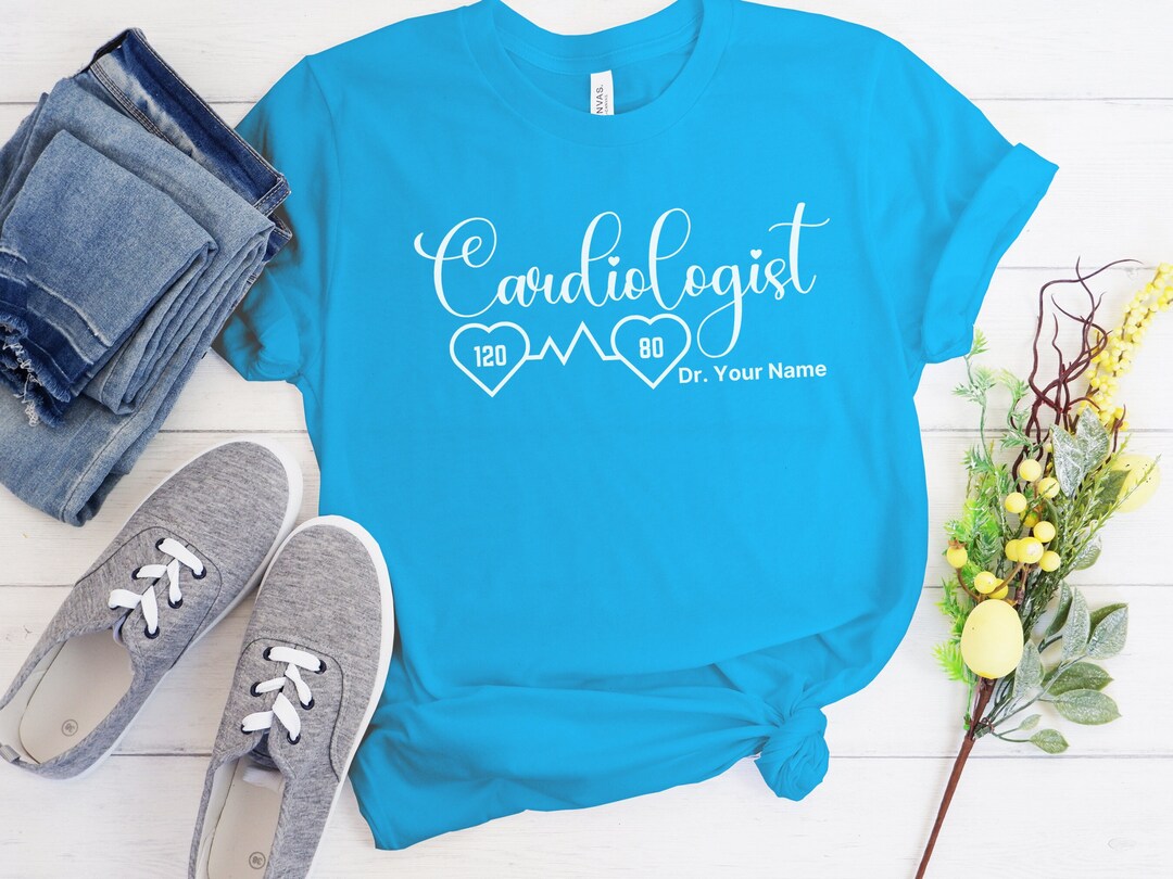 Customizable Cardiologist Shirt Match Day Gift Heart Doctor Gift Box ...