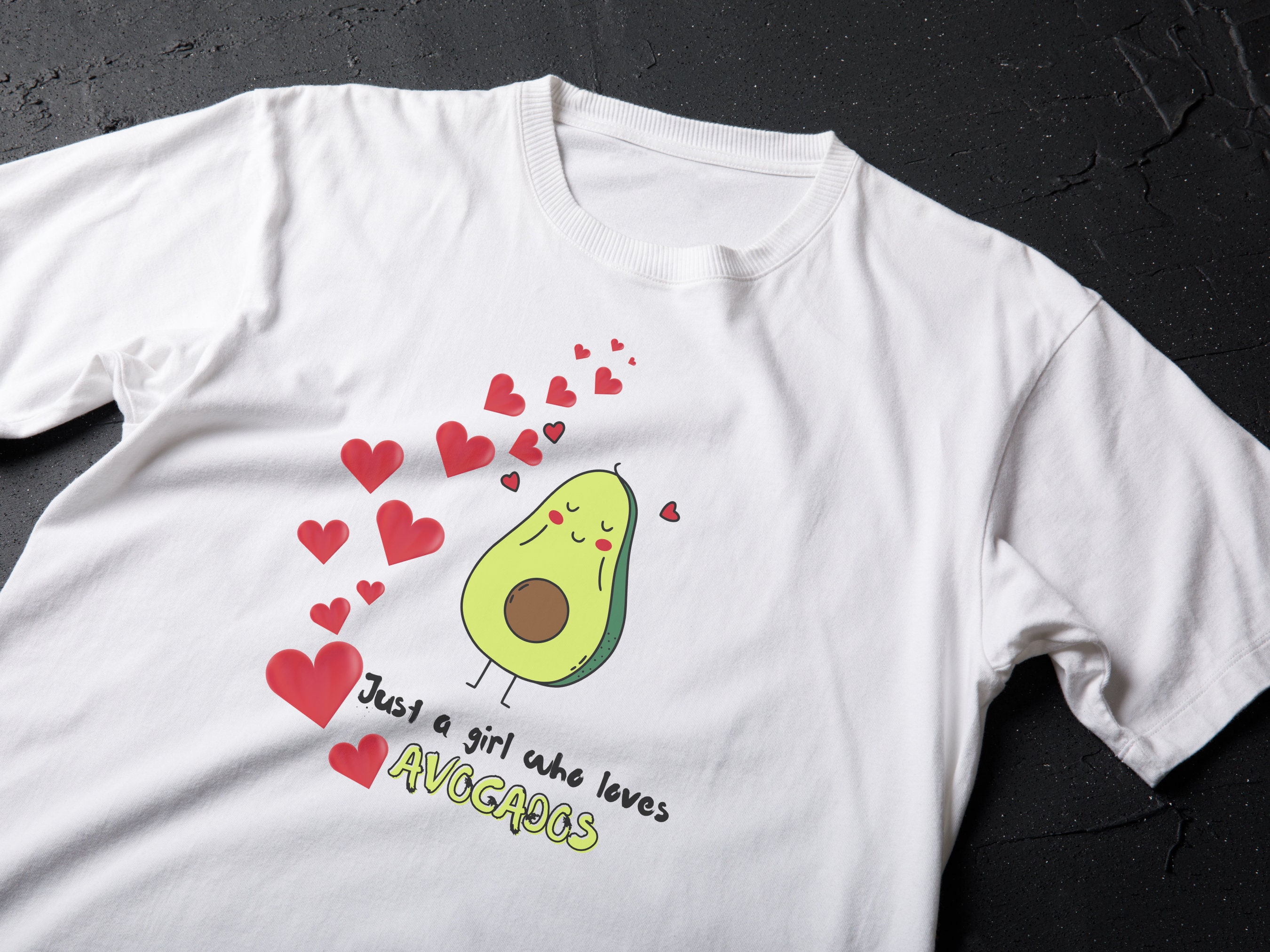 Just a Girl Who Loves Avocados Shirt, Cute Avocado Shirt, Avocado Lover ...