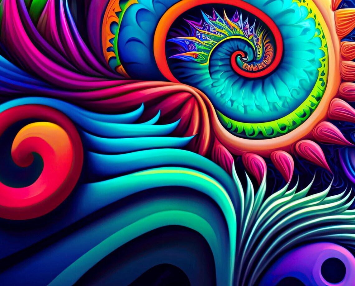 Good Vibes Only Colorful PNG Printable Wall Art - Positive Affirmation ...