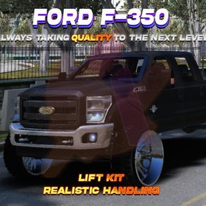 Vehículo GTA V Solo: Ford F-350 / FiveM Ready / Levantado / Alta ...