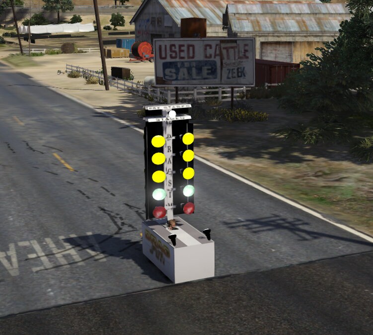 GTA V Map: the Most Realistic Drag Strip Fivem Ready Custom Racing Tree ...