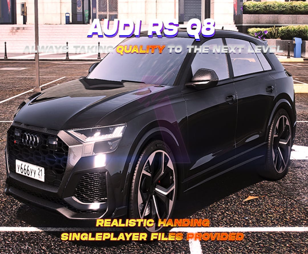 GTA V Solo Vehicle: Audi RS Q8 Fivem Ready High Quality Optimized ...