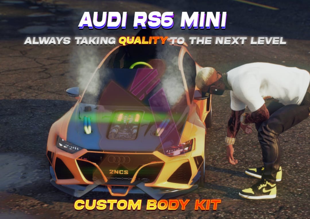 GTA V Solo Vehicle: Audi RS6 Mini Fivem Ready High Quality Optimized 35 ...