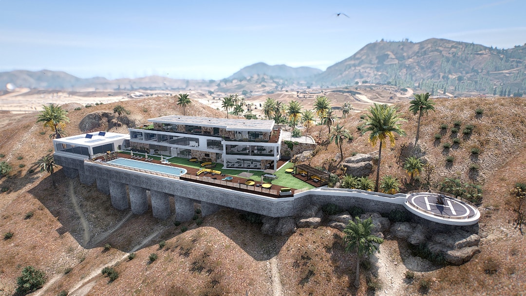 Mapa de GTA V: Desert Mansion / FiveM Ready / Alta calidad / Optimizado ...