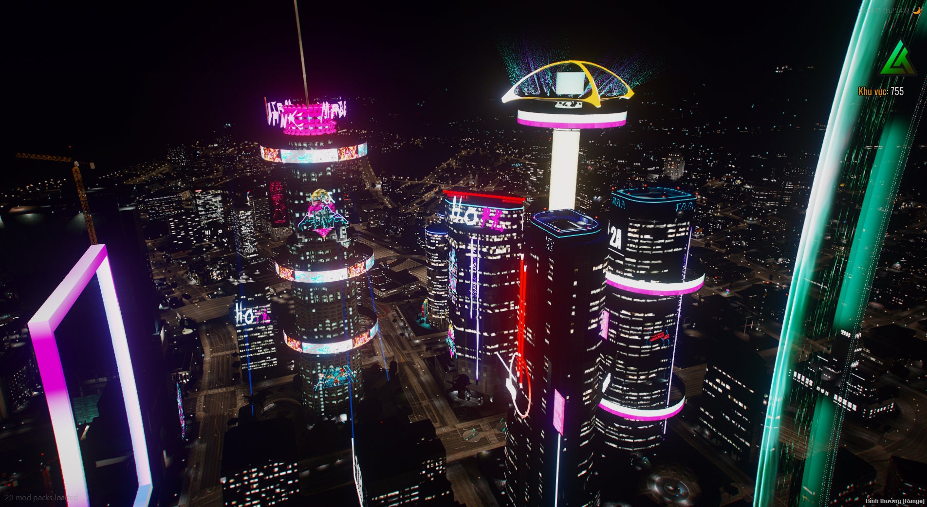 Mapa de GTA V: Cyberpunk Town / FiveM Ready / Animado / Alta calidad ...