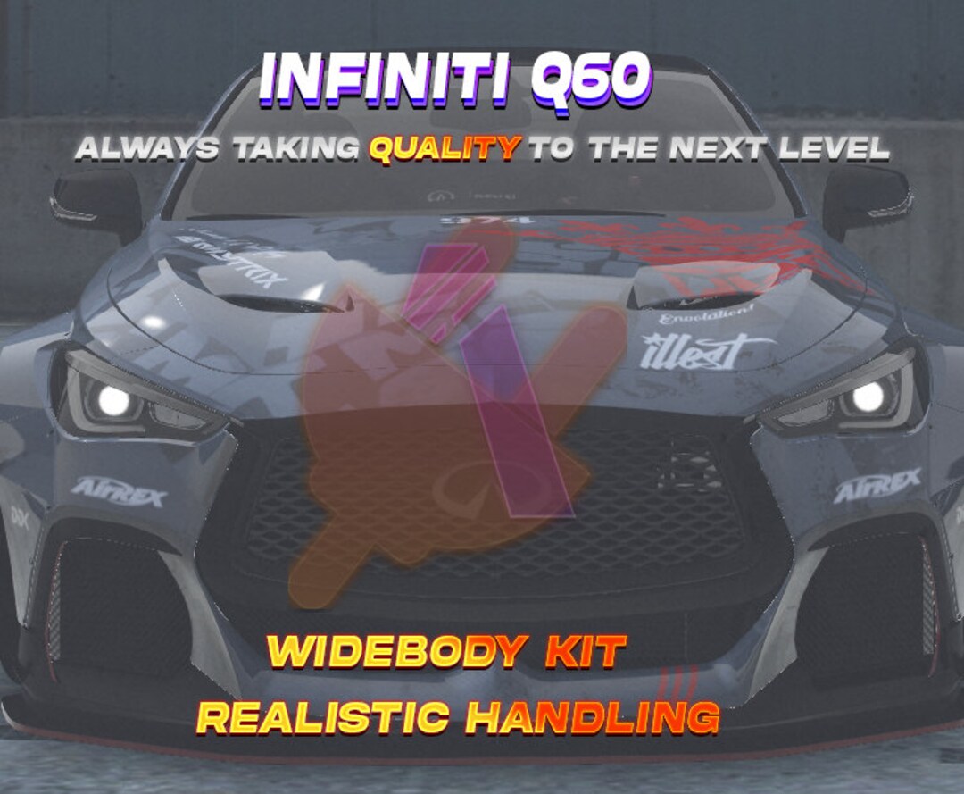 GTA V Solo Vehicle: Infiniti Q60 Fivem Ready High Quality Optimized 35 ...