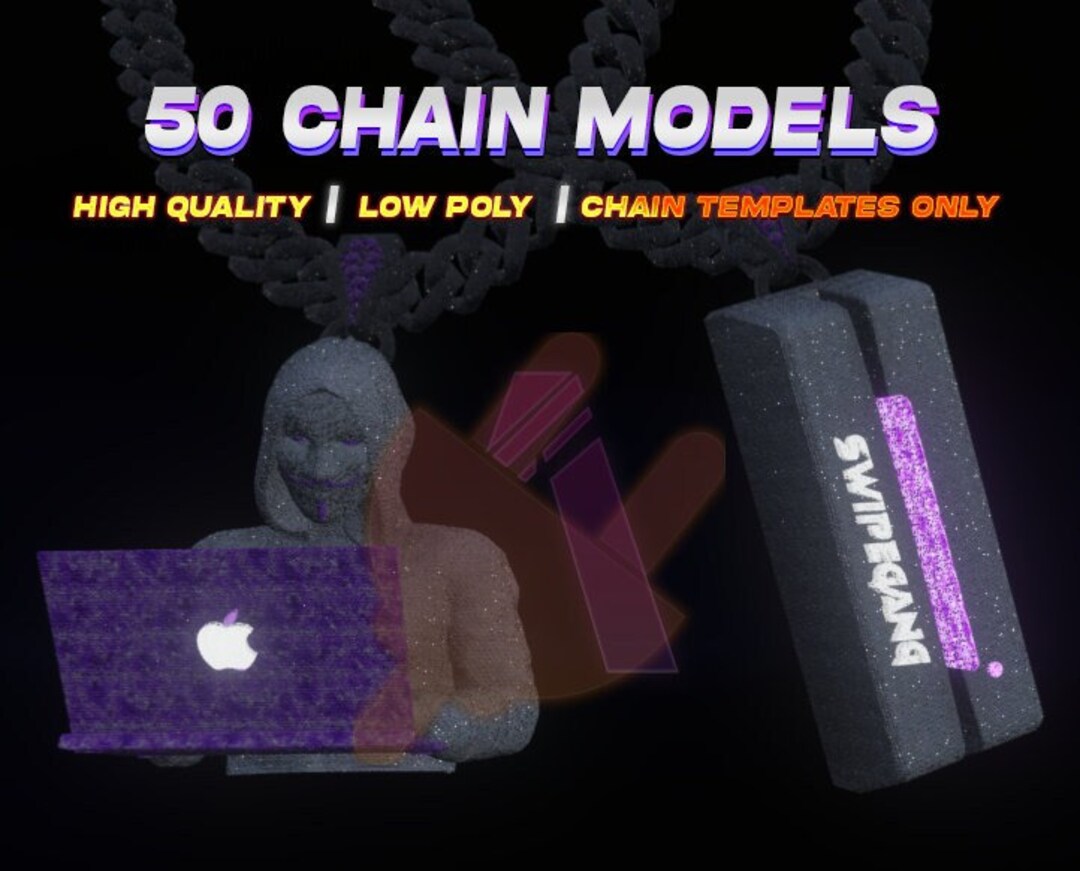 GTA V Chain Pack: 50 Chain Template Models Low Poly Free High Quality ...