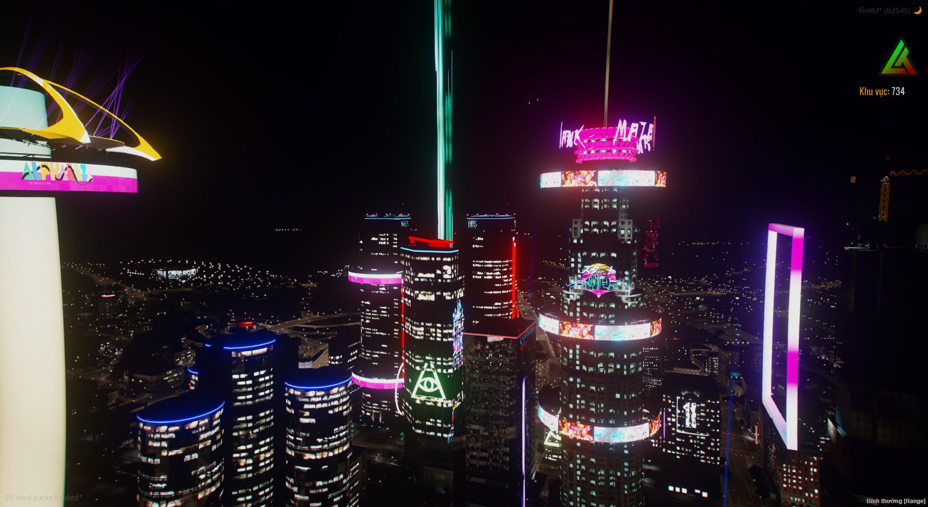 Mapa de GTA V: Cyberpunk Town / FiveM Ready / Animado / Alta calidad ...
