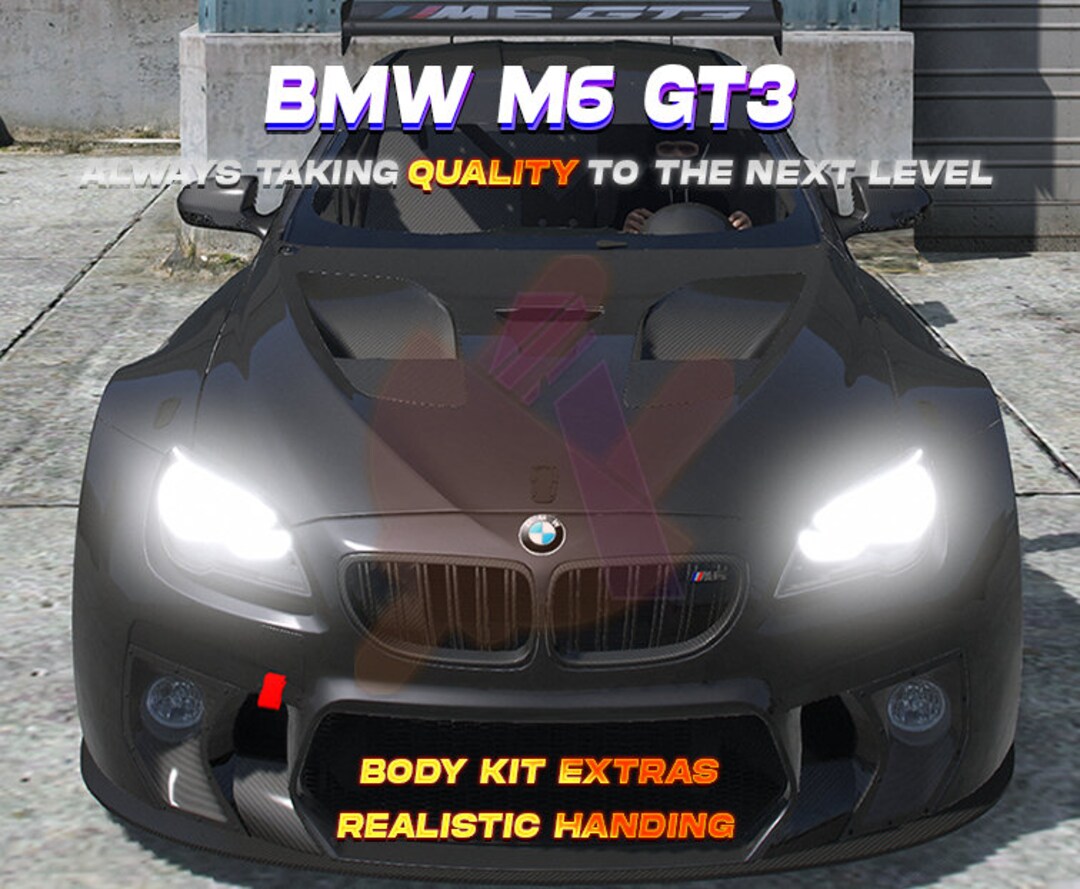 GTA V Solo Vehicle: BMW M6 GT3 Fivem Ready High Quality - Etsy Australia