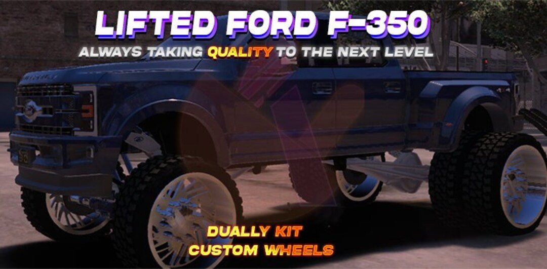 GTA V Solo Vehicle: Ford F-350 Fivem Ready High Quality - Etsy UK