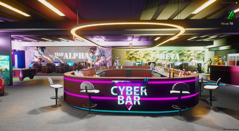 GTA V Map: Cyber Bar Fivem Ready High Quality Optimized 70 USD Value ...