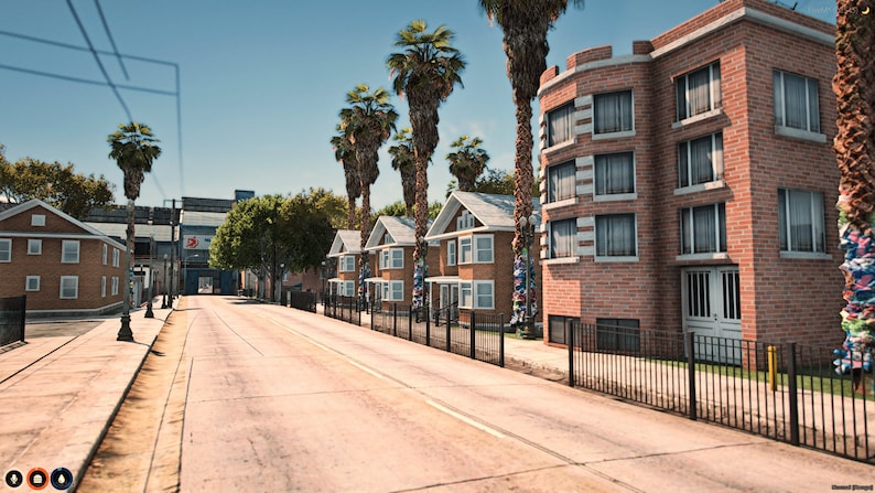 GTA V Map: Chicago District Hood Fivem Ready High Quality Optimized 120 ...