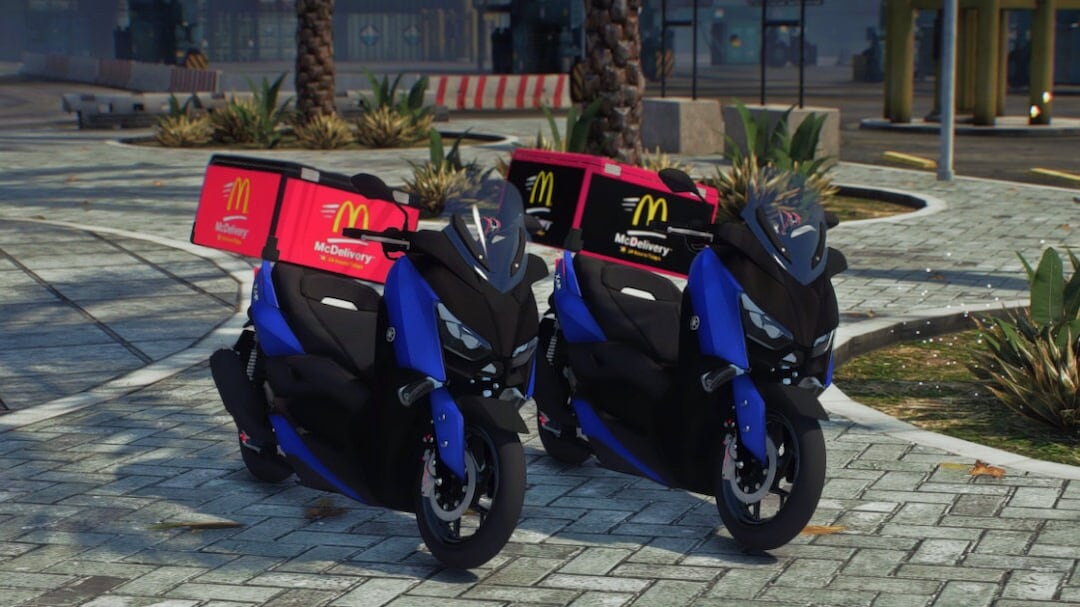 GTA V Solo Vehicle: Mcdonalds Delivery Bike Fivem Ready High Quality ...