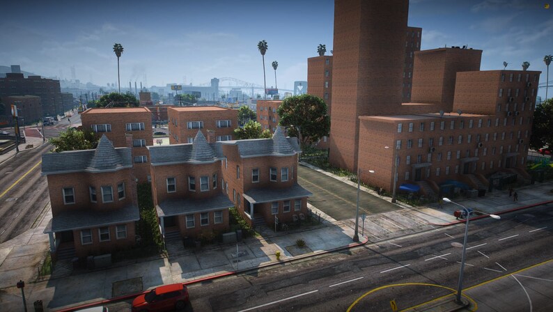 GTA V Map: Garden Block Chicago Housing Units Fivem Ready High Quality ...