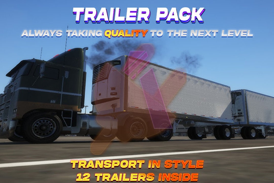 GTA V Vehicle Pack: 12 Trailers Fivem Ready High Quality - Etsy Australia