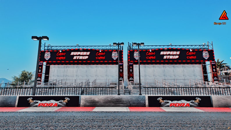 GTA V Map: the Most Realistic Drag Strip Fivem Ready Custom Racing Tree ...