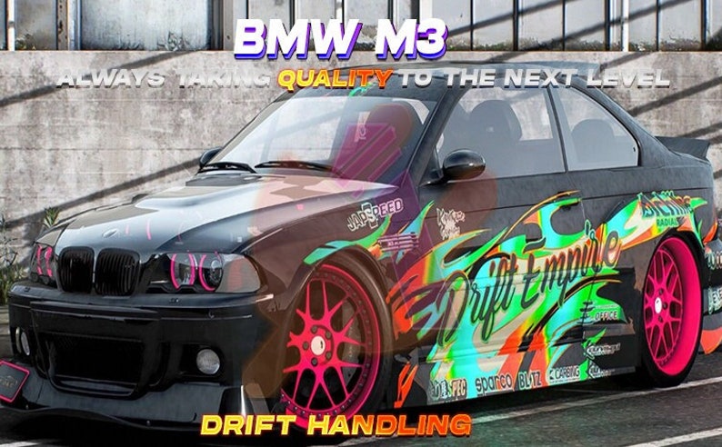 GTA V Solo Vehicle: BMW M3 E46 Fivem Ready Drift Handling High Quality Optimized 40 USD Value ...