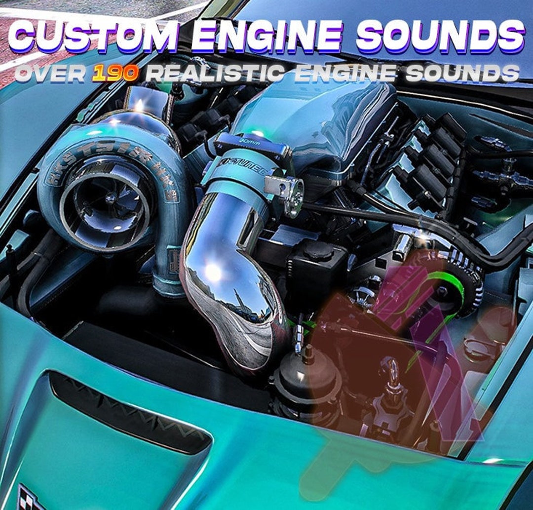 GTA V Engine Sound Pack: 195 Custom Engine Sounds Fivem Ready Optimized High Quality Realistic ...
