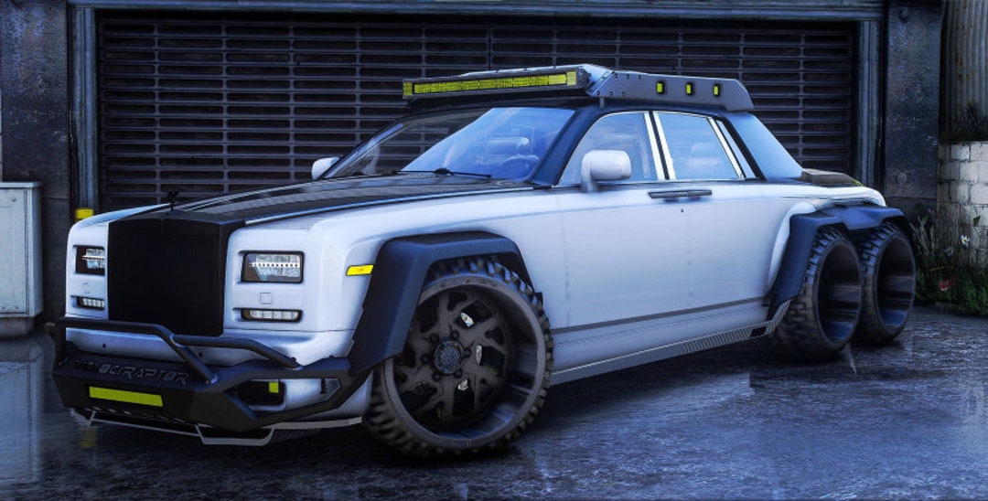 GTA V Solo Vehicle: Rolls-royce Phantom Fivem Ready 6x6 - Etsy