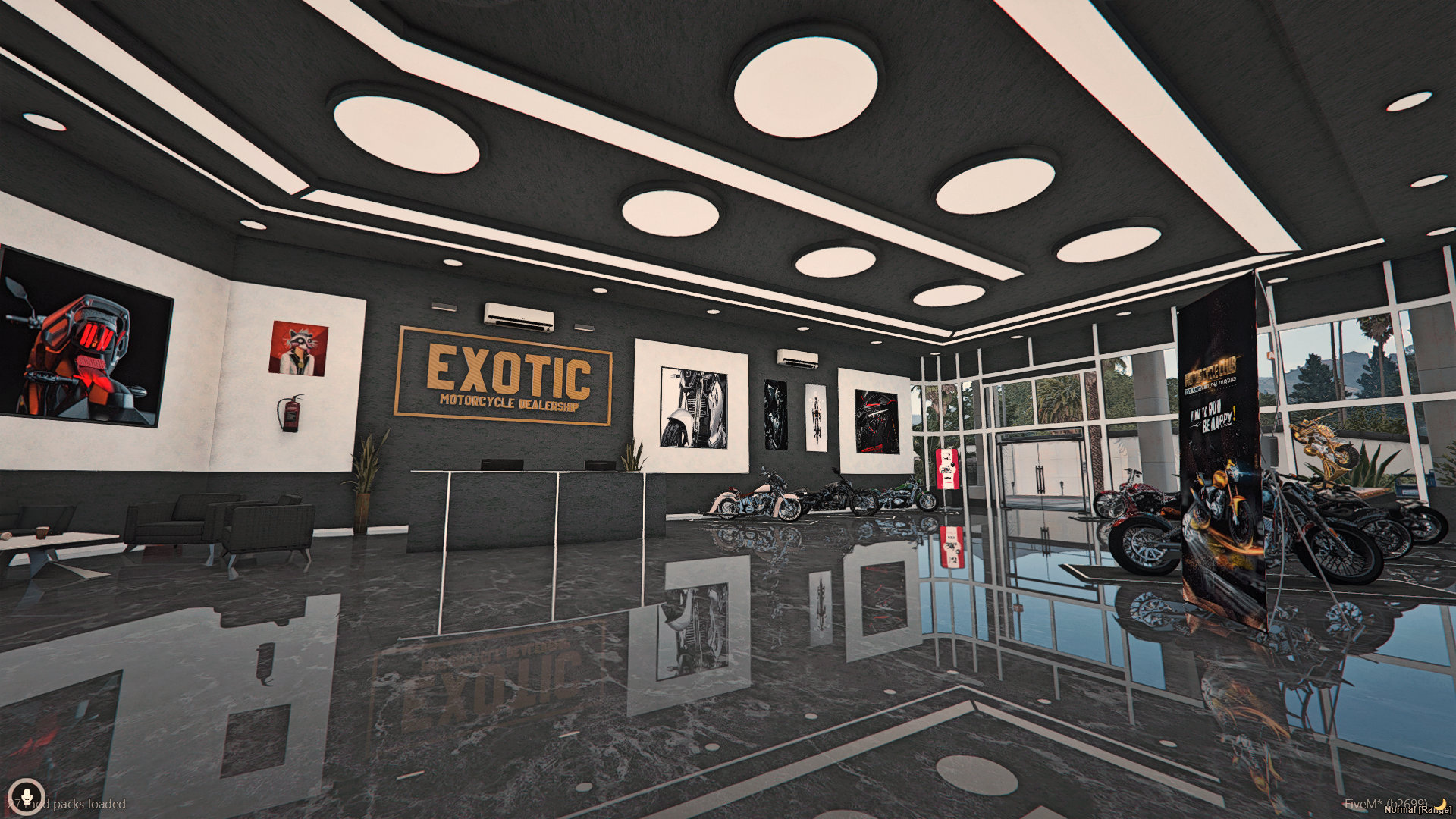 GTA V Map: Exotic Motorcycle Dealership Fivem Ready High Quality ...