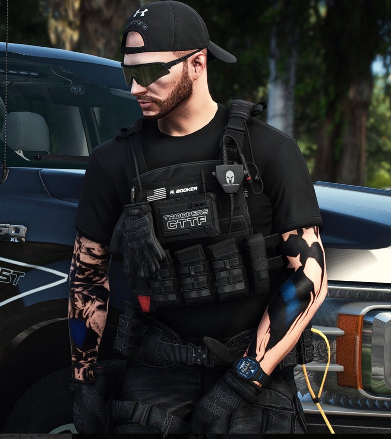 GTA V Clothing Pack: SAST Police EUP Pack Fivem Ready Realistic ...