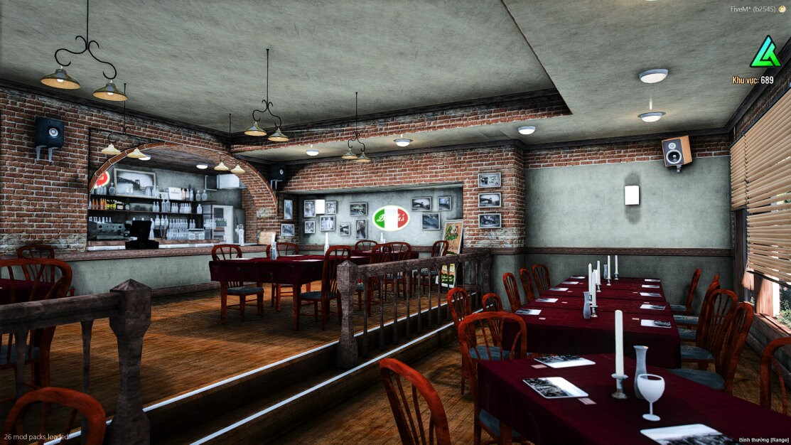 GTA V Map: Italian Restaurant FiveM Ready High Quality Optimized 45 USD ...