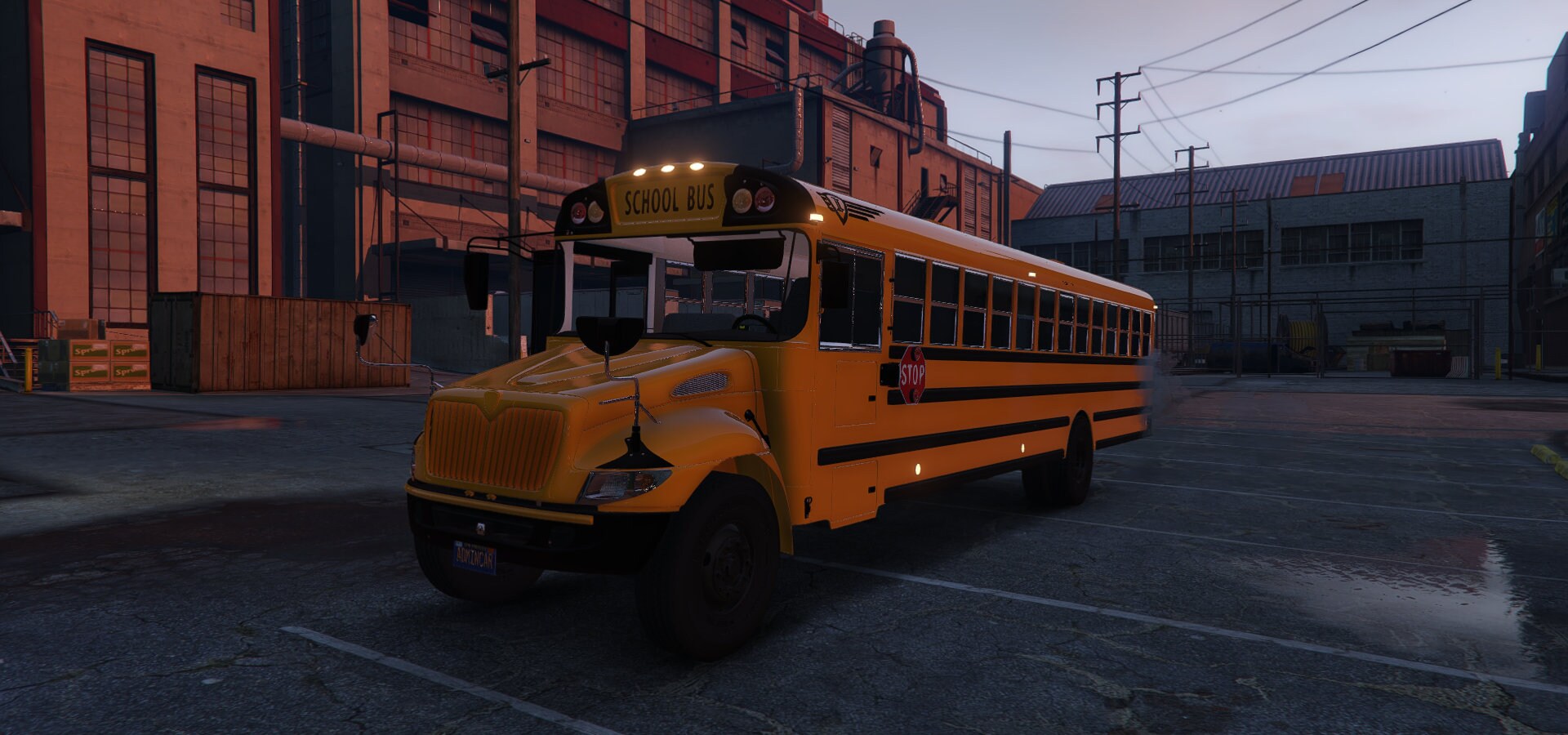 GTA V Solo Vehicle: School Bus Fivem Ready High Quality Optimized 60 ...