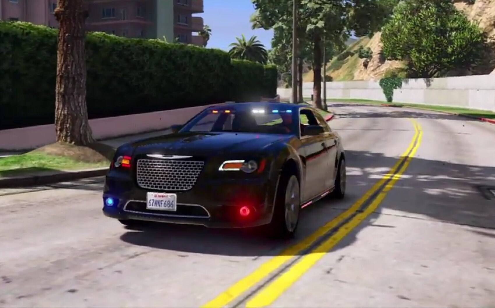 GTA V Solo Vehicle: Chrysler 300C Police Car Fivem Ready - Etsy
