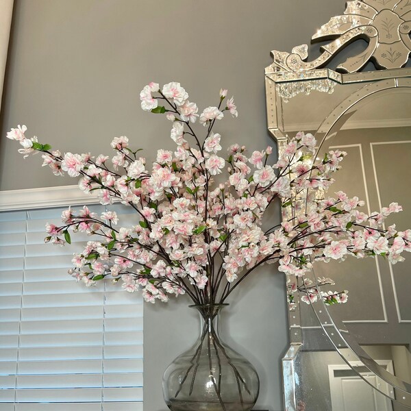 Lighted Branches in Vase - Etsy