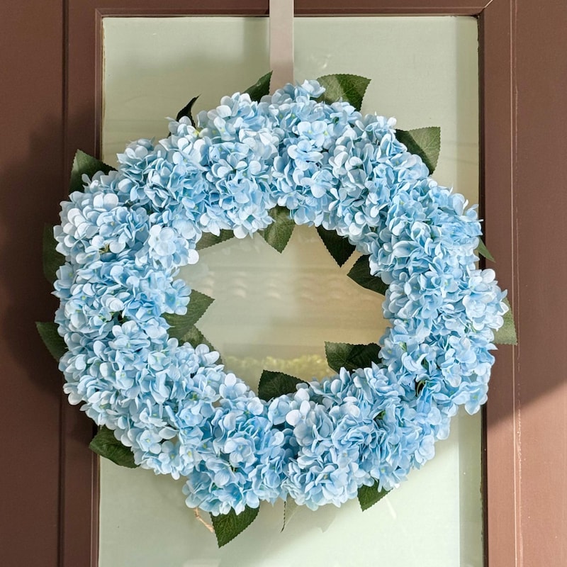 Hydrangea Wreath - Etsy