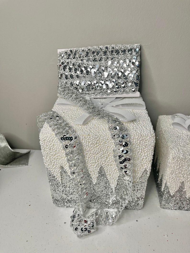 Beaded Lace Trim Sequin Lace Mesh Trim Gold/ Silver Lace - Etsy