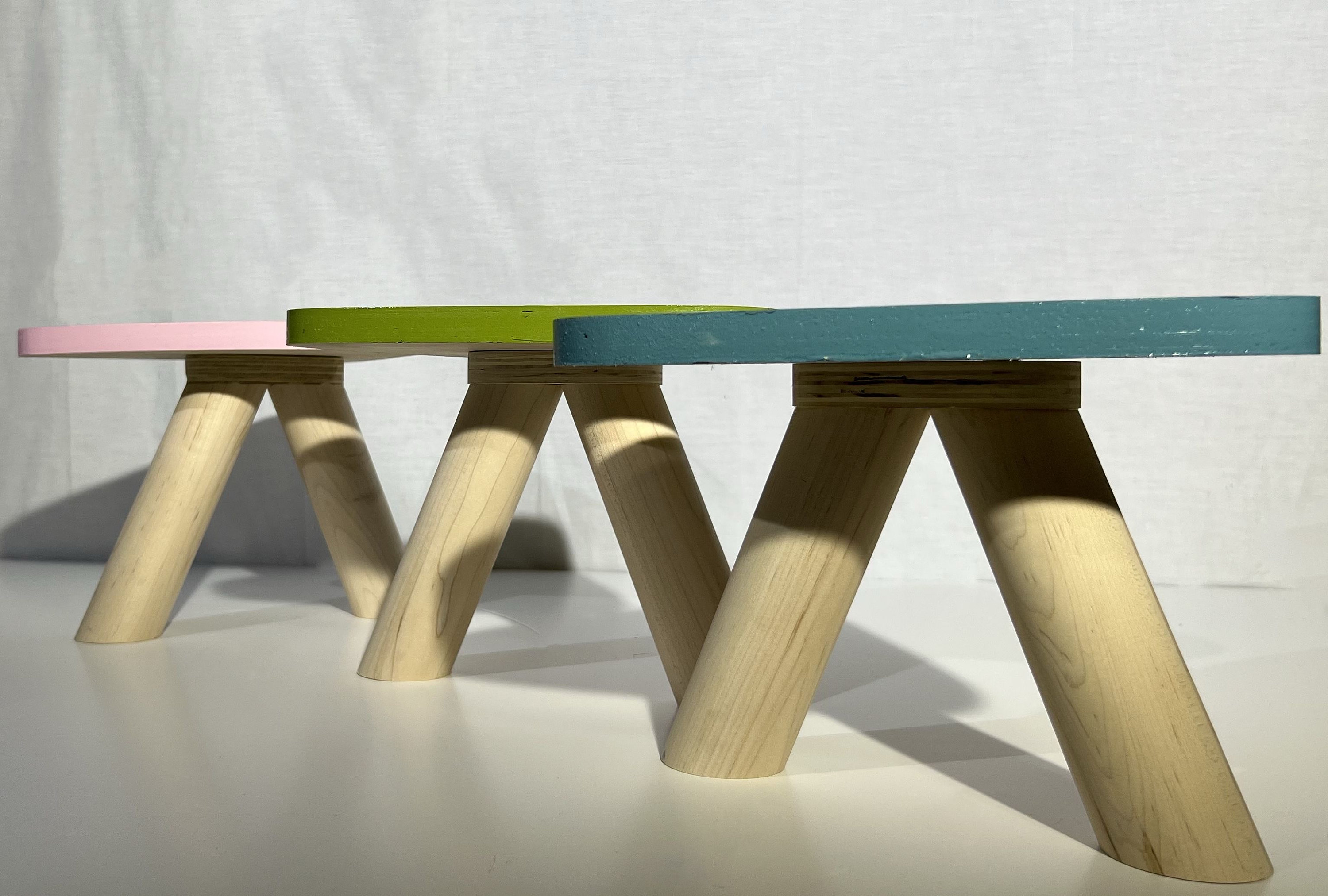 Two Legged Table - Etsy