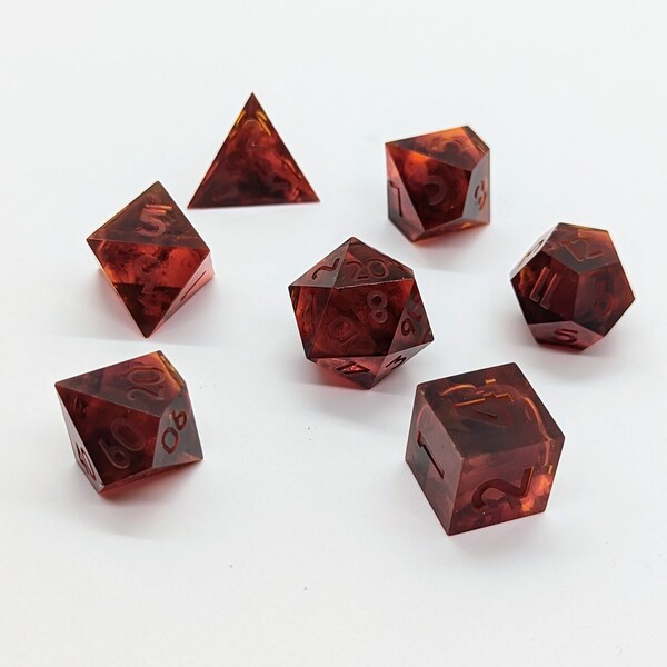 Clear Dice Set - Etsy