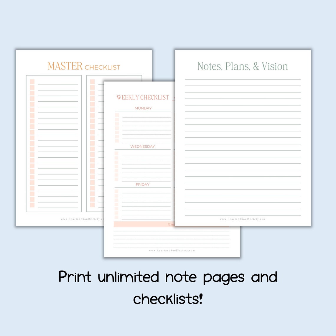 Printable Digital Product Planner Kit, Digital Product Toolkit, Digital ...