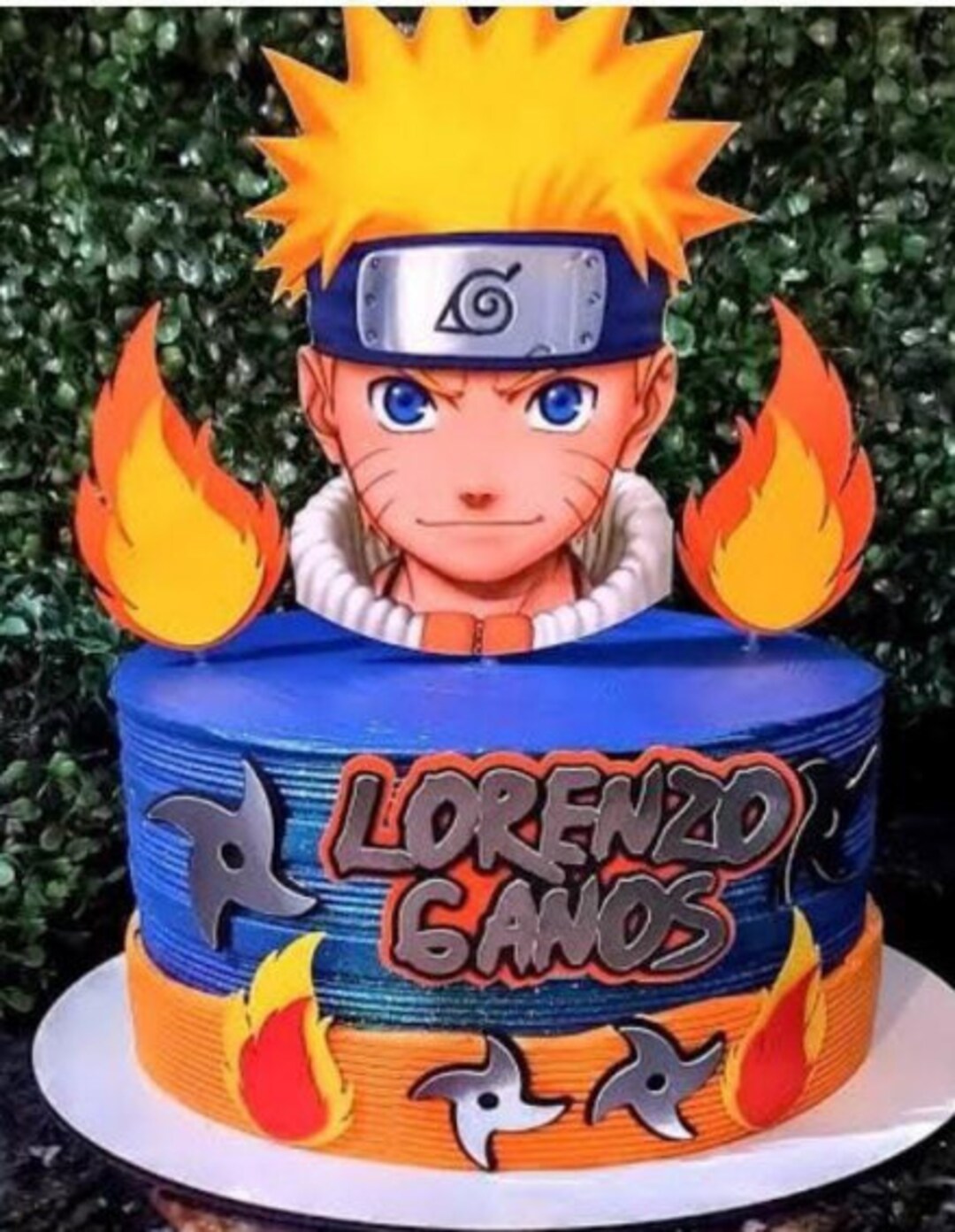 Naruto Cake Topper Cake Topper Naruto Cake Boy Etsy