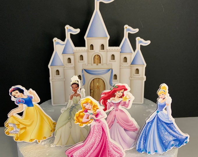Princess Cake Topper Disney Princess Princess Birthday Princess Party ...