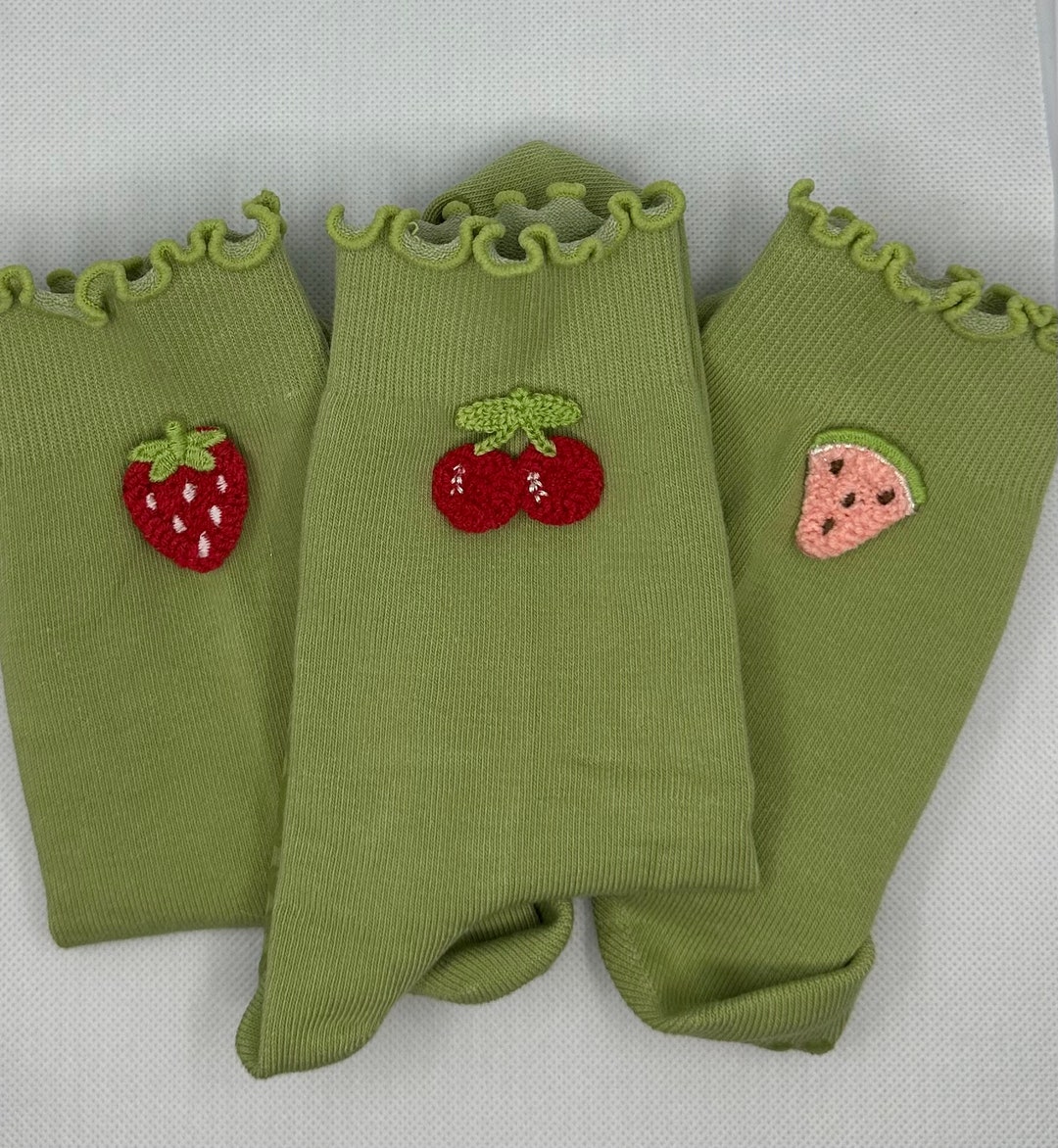 Pack of 3 Green Trendy Grip Socks for Pilates, Barre, Yoga, Lagree or ...
