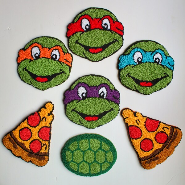 Turtle Punch Needle Pattern - Etsy