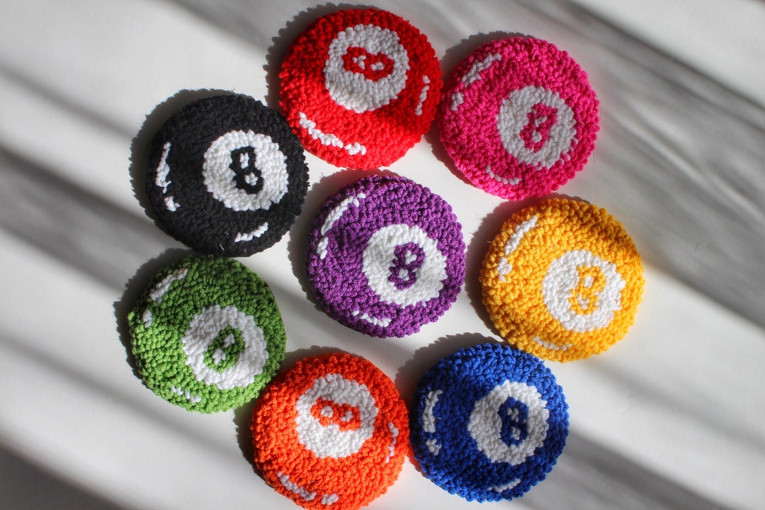 Magic 8 Ball Car Coasters, Set of 2 Car Coaster, Pink Car Accessories ...