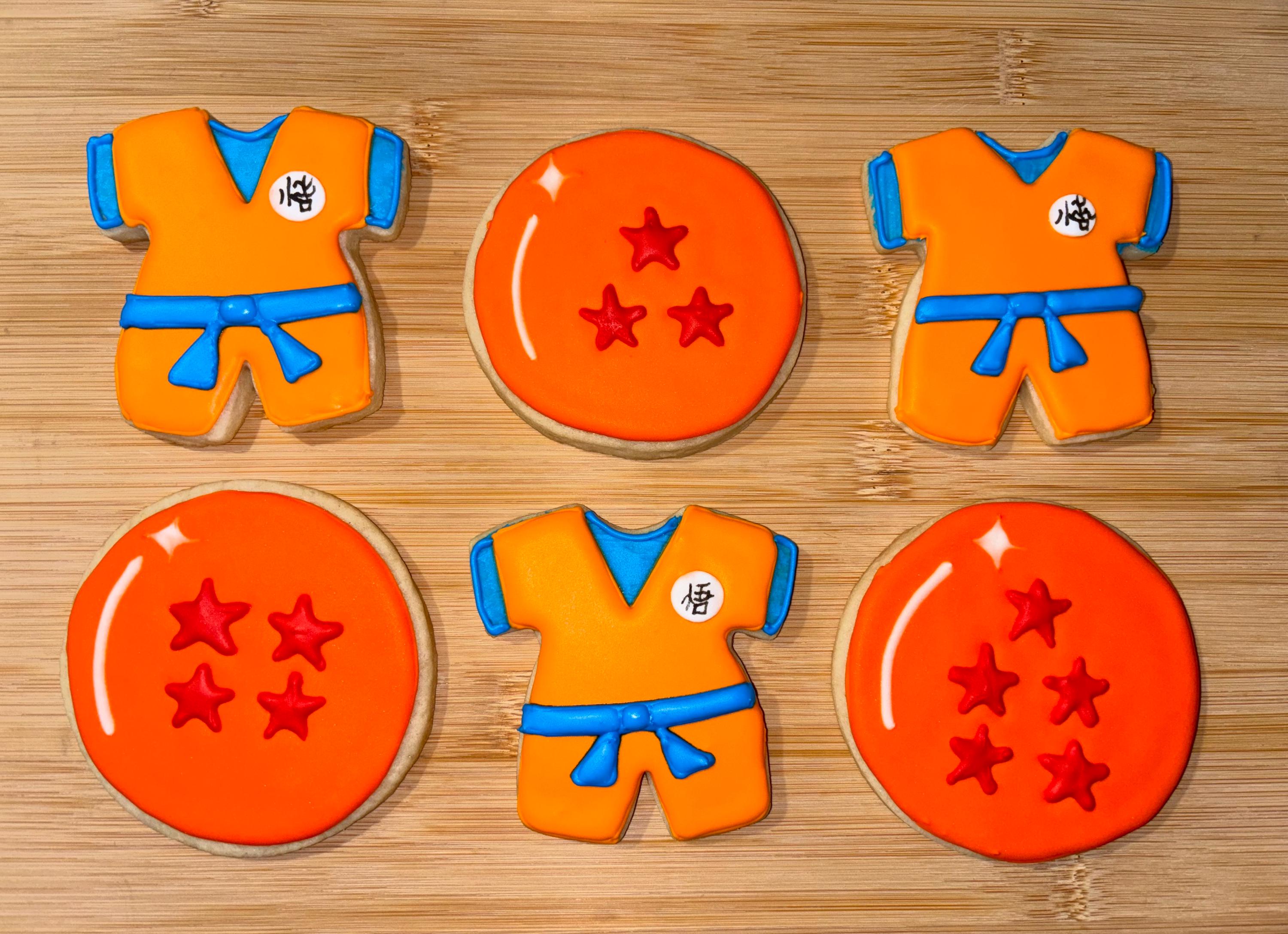 Dragonball Inspired, Decorated Sugar Cookies, 1 Dozen - Etsy