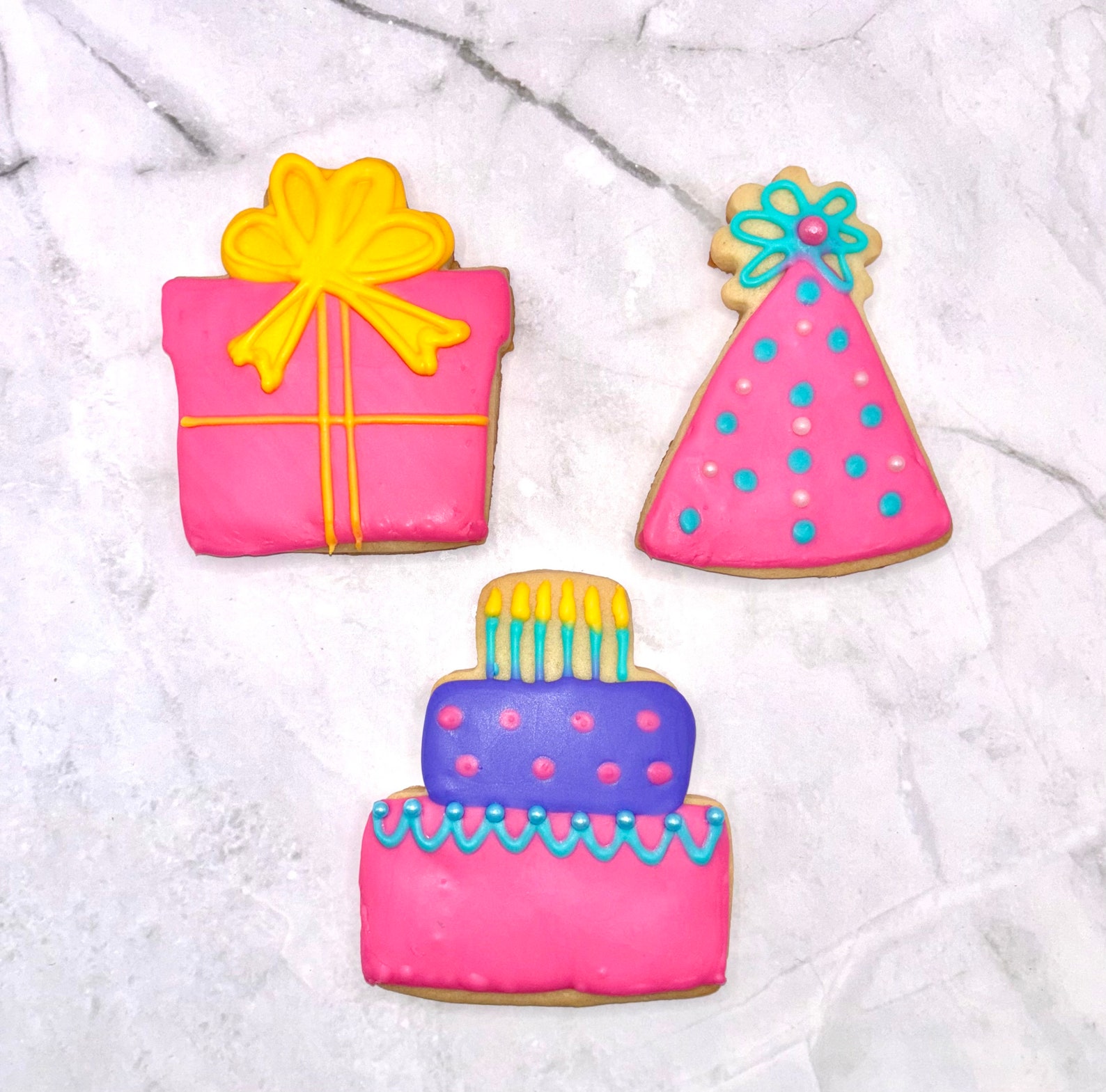 Birthday Cookie Decorating Kit, DIY, Everything You Need is Included ...