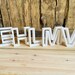 Freestanding Big Letters for Table Sign Newlyweds Initials - Etsy