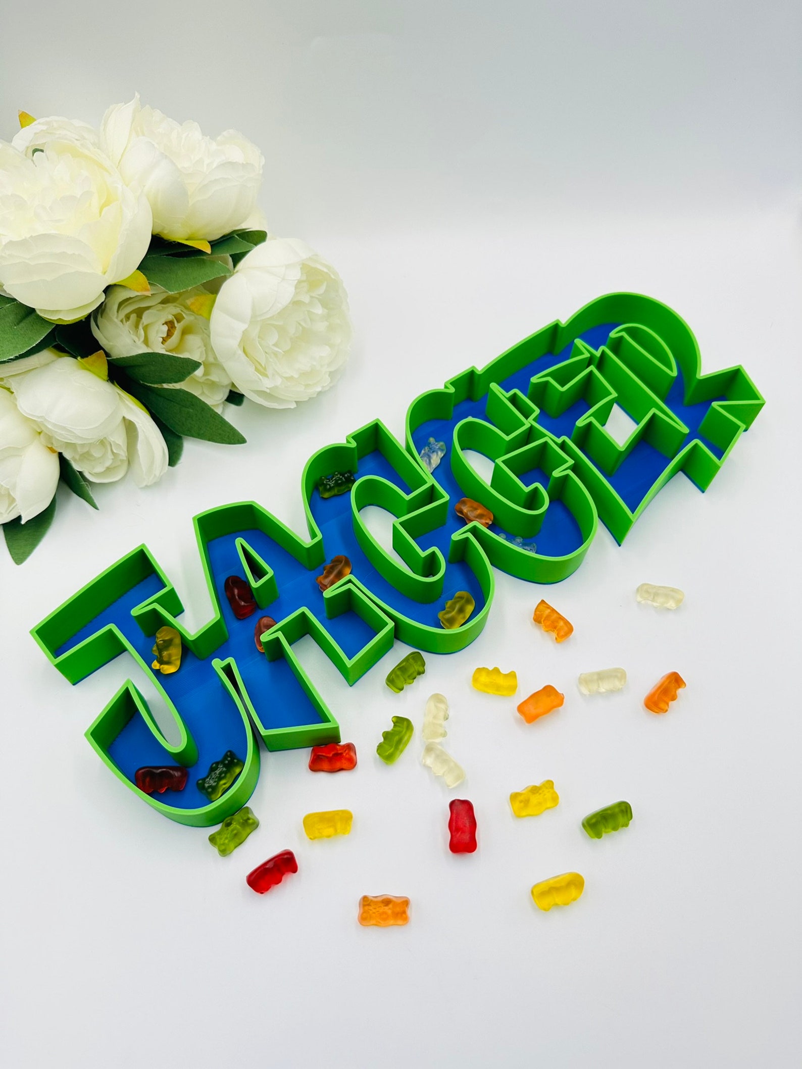 Fillable Kids Name Tray Birthday Decoration for Children Empty Name ...