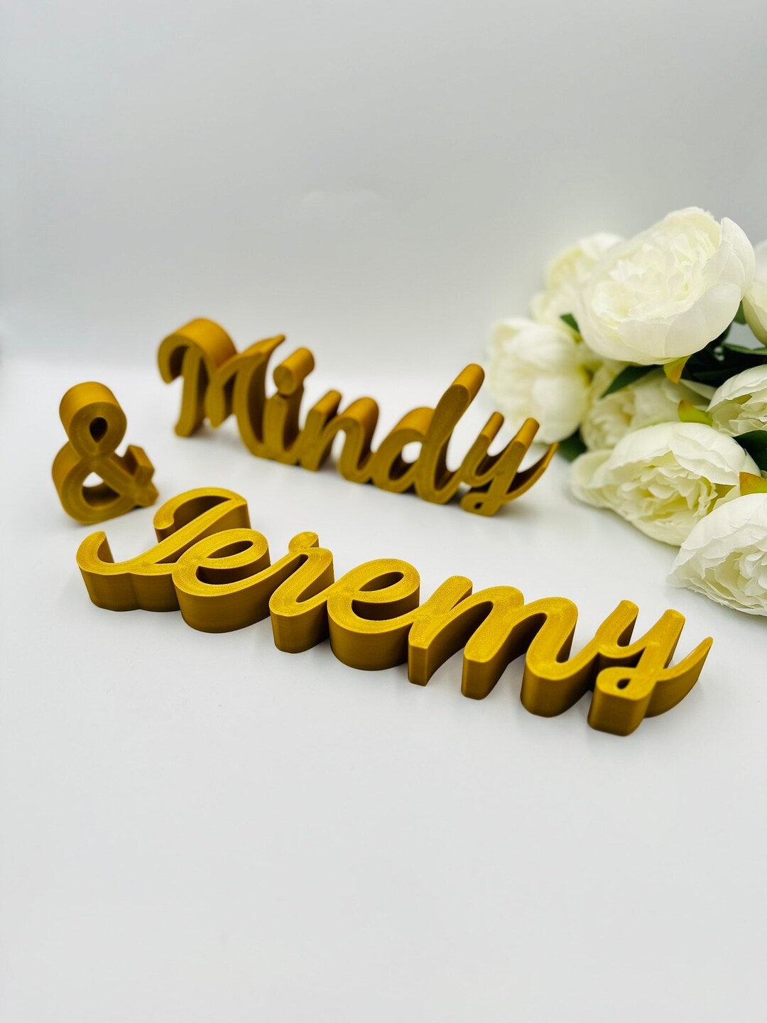 Couple Names Freestanding Sign Anniversary Gift for Wife/husband ...