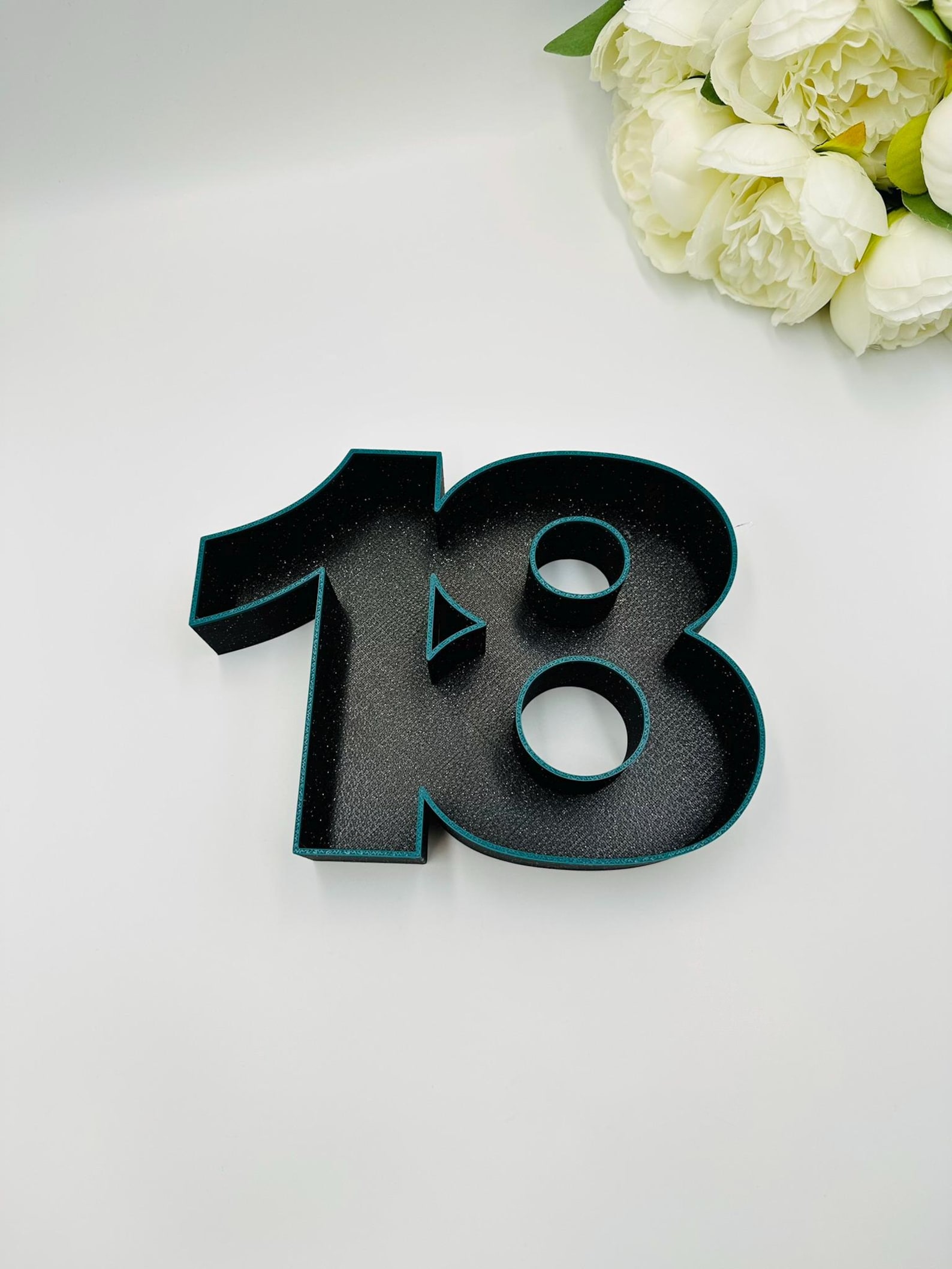 18th Number Tray Birthday Party Fillable Joint Numbers 6,5'' Birthday ...