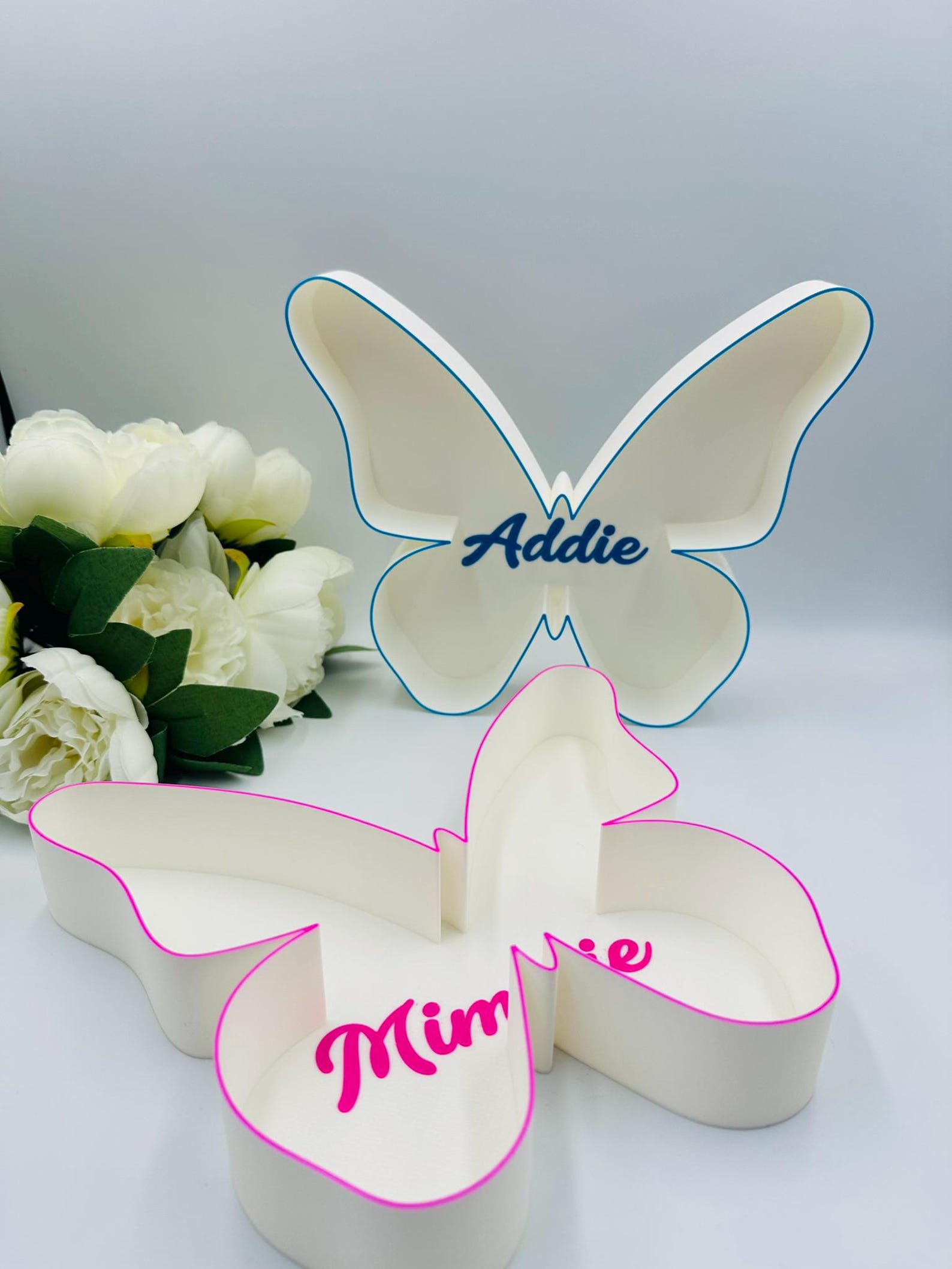 Butterfly Shape Tray Fluttering Baby Shower Baby Girl Party Decorations ...