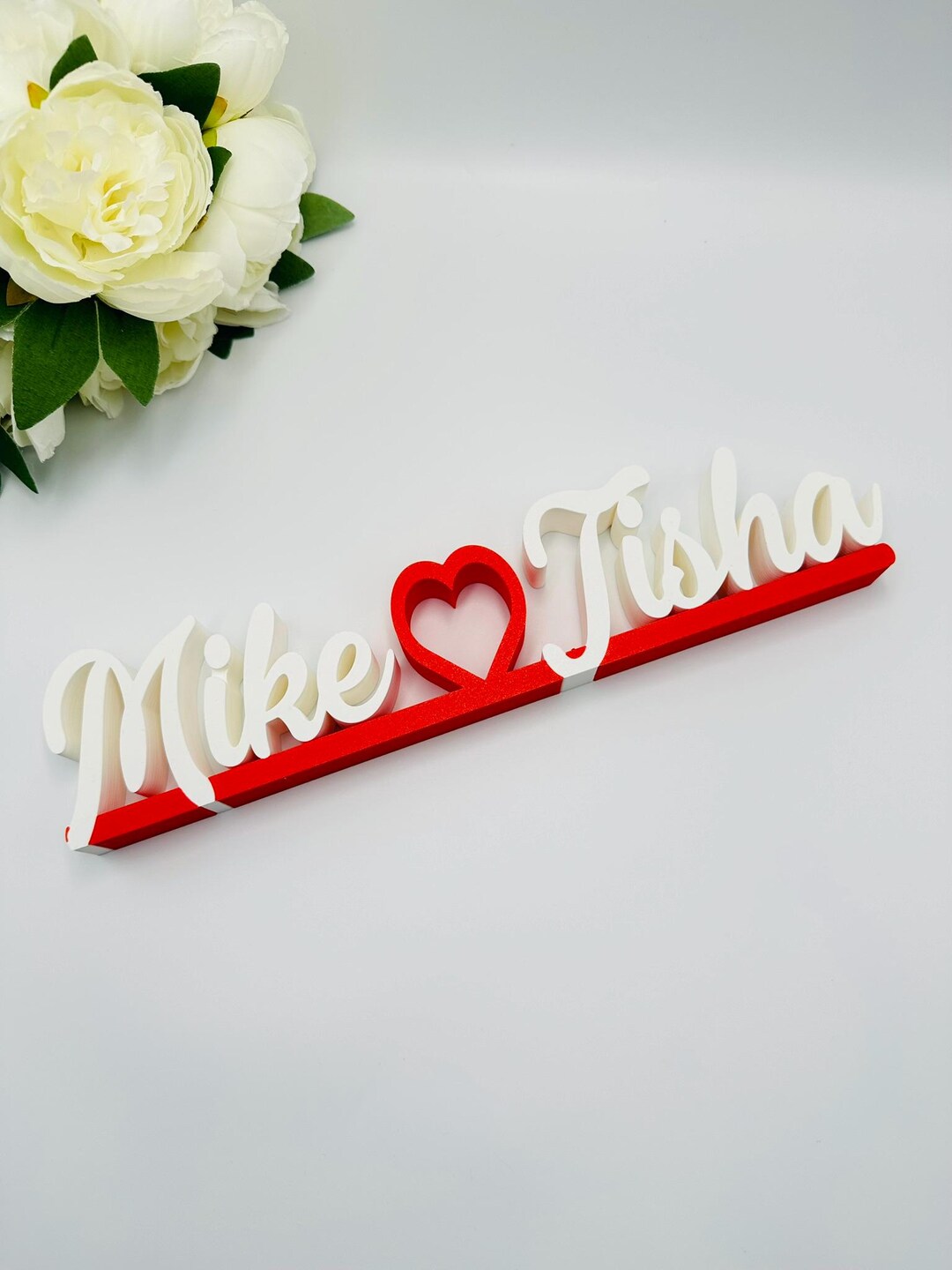 Couple Names Heart Sign for Valentines Day Gift Idea for Boyfriend ...