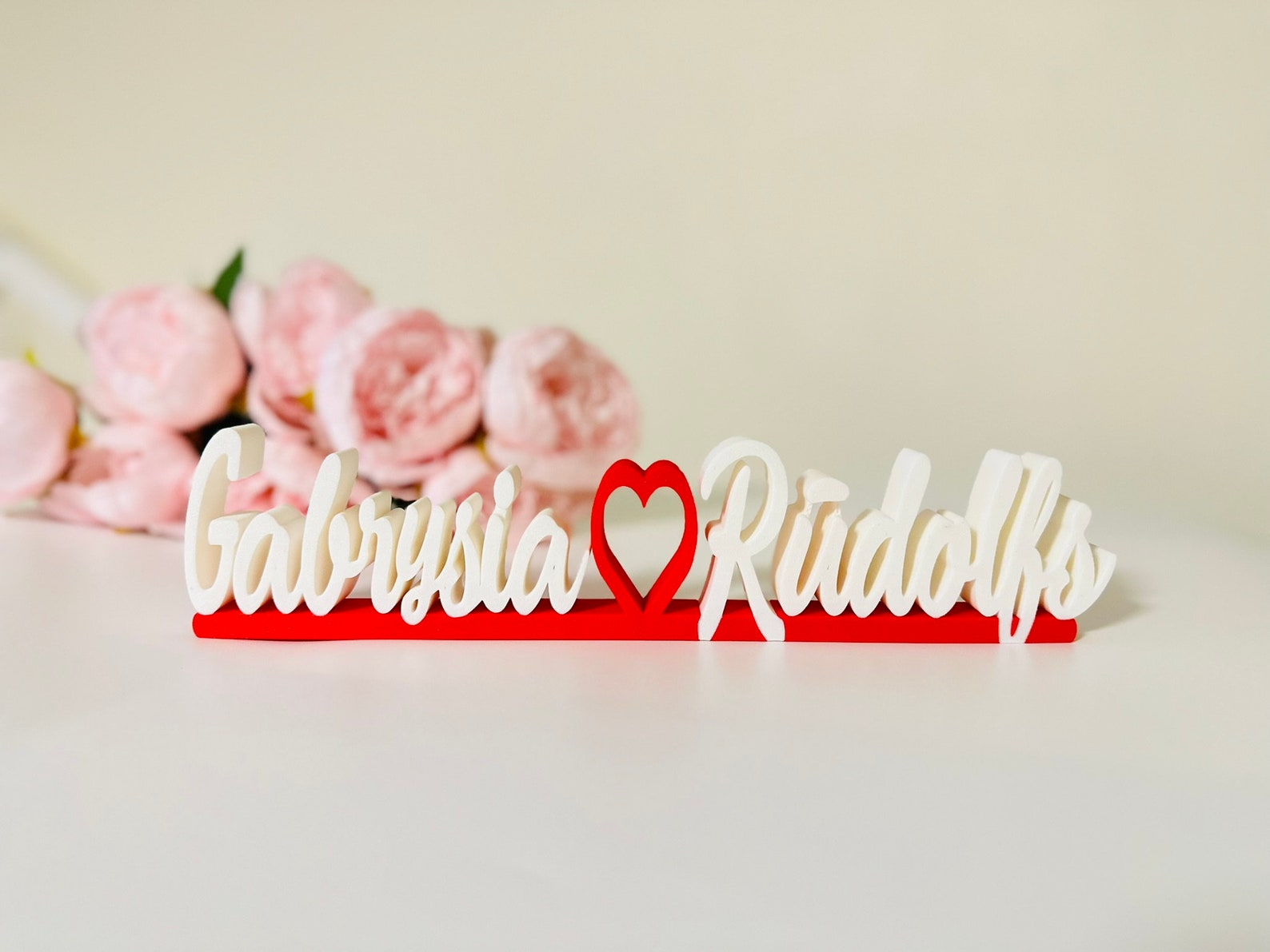 Couple Names Heart Sign for Valentines Day Gift Idea for Boyfriend ...