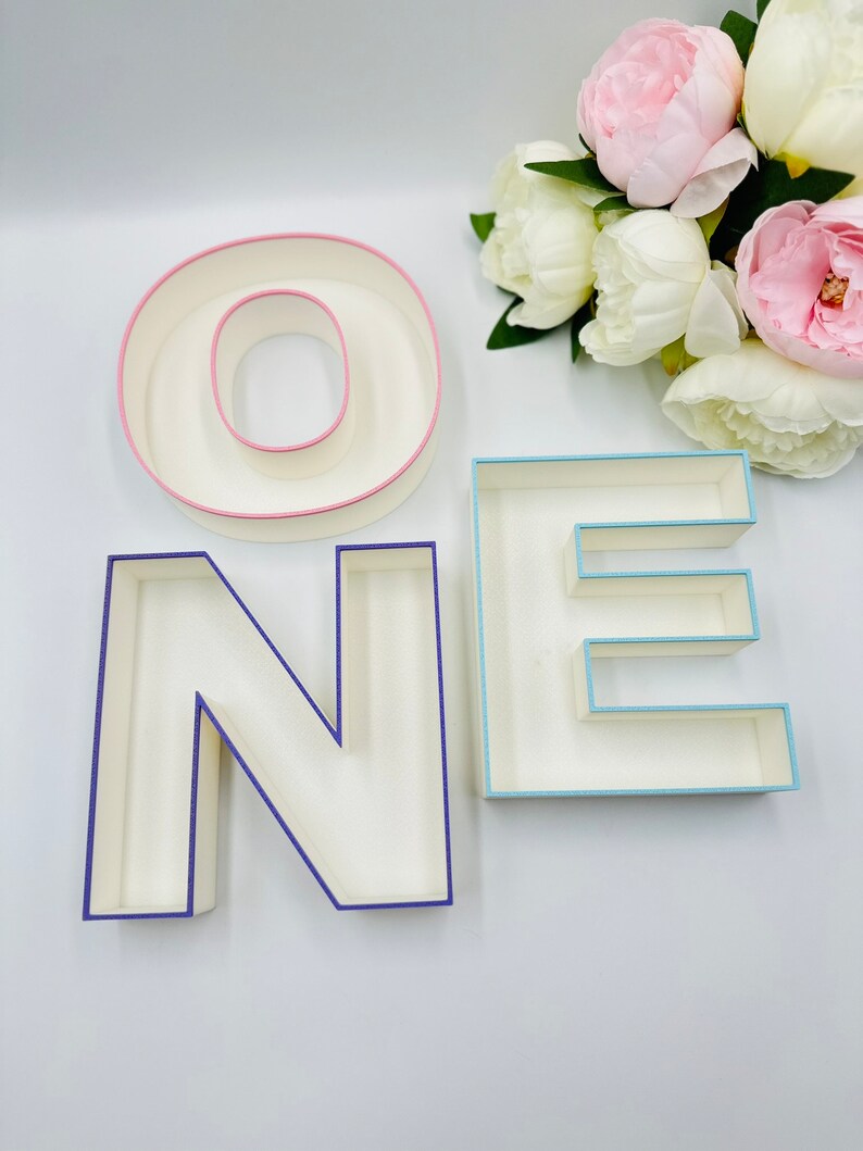 Fillable Letter Tray Birthday Numbers Decoration Empty ONE Charcuterie ...