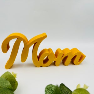 MOM Freestanding Table Sign Custom Mothers Day Gift for Mom Table Name ...